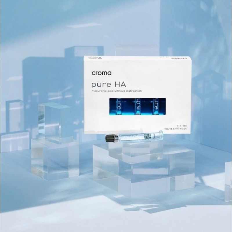 Croma pure HA (4x1ml - liquid skin mask)