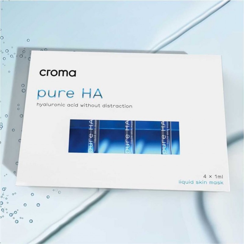 Croma pure HA (4x1ml - liquid skin mask)